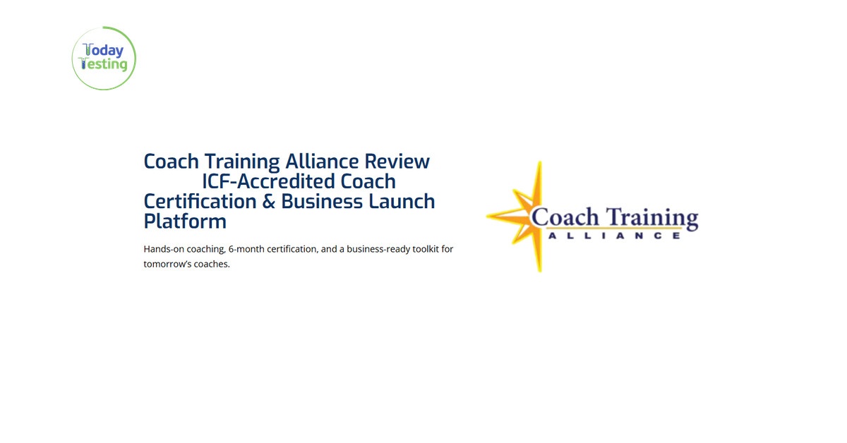 Coach Training Alliance Review 2026 – Pricing, Features, Promo Codes ...