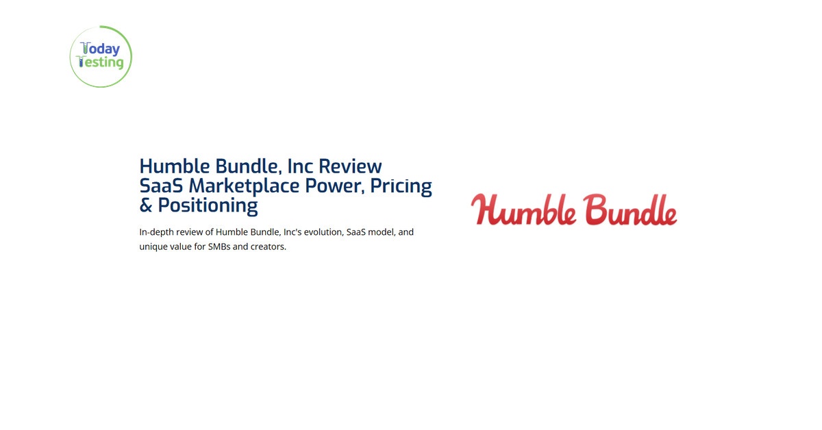 Humble Bundle, Inc Review 2026: SaaS Pricing & Alternatives
