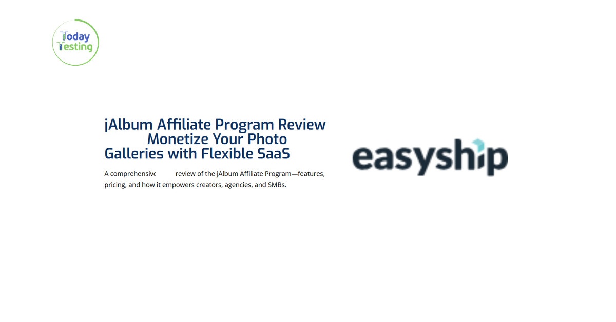 jAlbum Affiliate Program Review (2026): Features, Pricing & Deals
