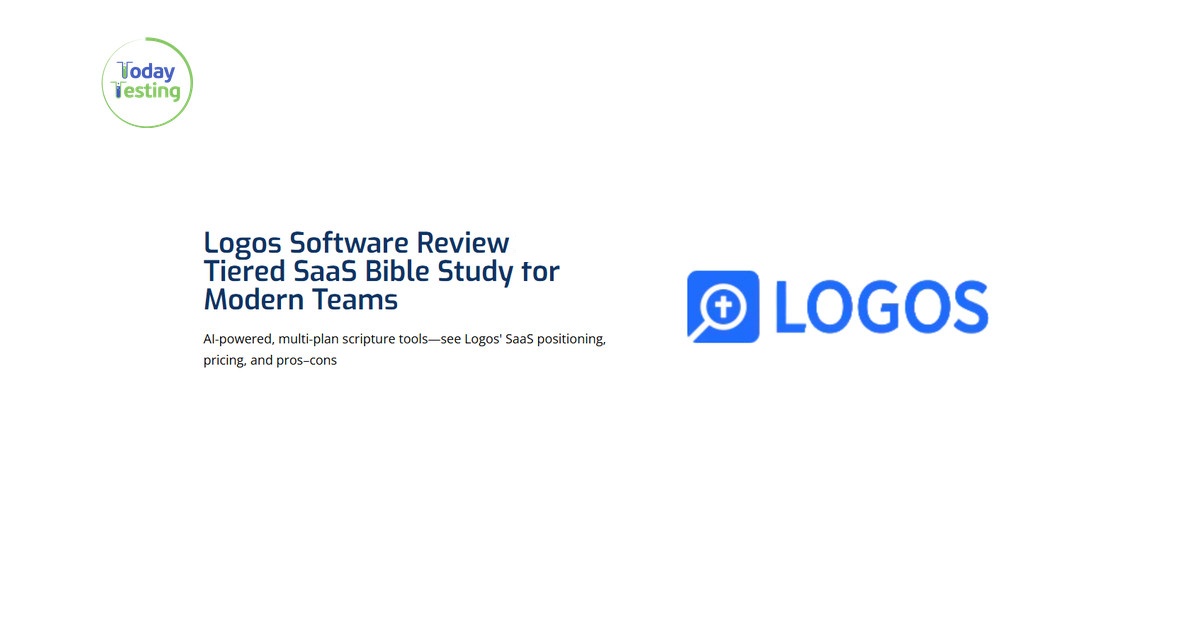 Logos Review 2026: Plans, Pricing & Promo Codes | TodayTesting