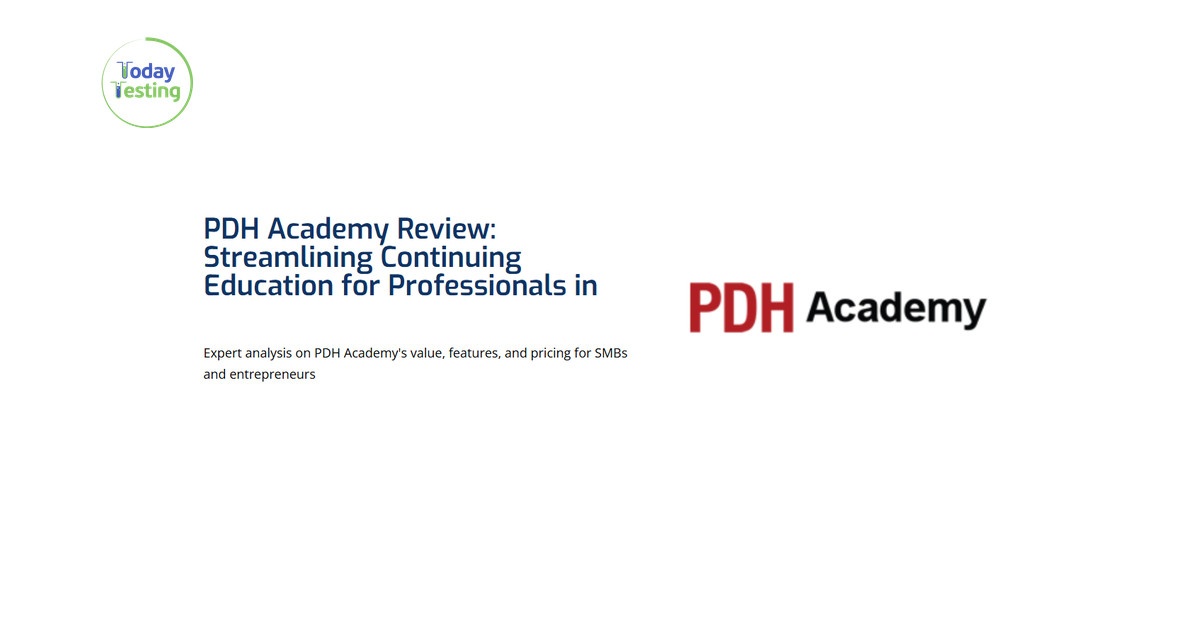 PDH Academy Review 2026: Features, Pricing, Pros & Promo Codes