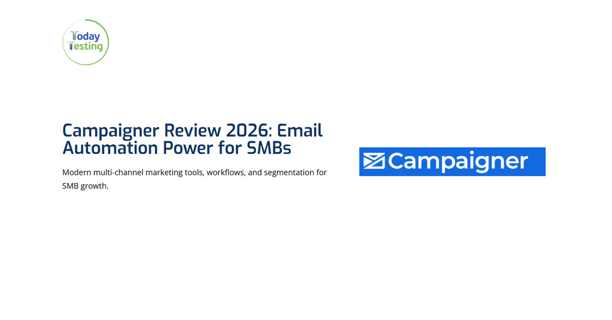 Campaigner Review 2026 | Pricing, Plans & Features for SMBs