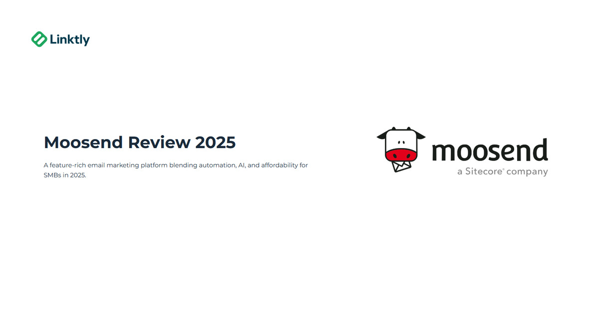 Moosend Review 2026 – Features, Pricing, Alternatives & Pros/Cons