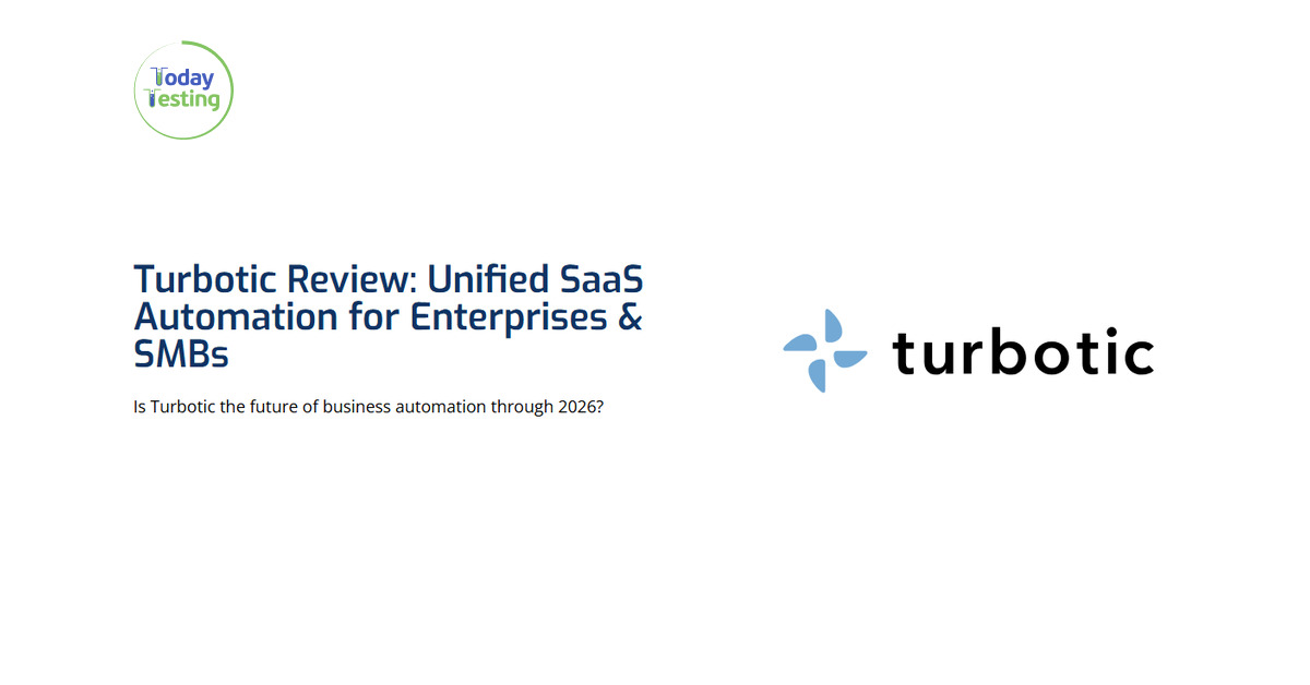 Turbotic Review 2026: Features, Pricing & Alternatives | Today ...