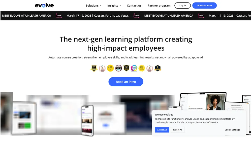 Evolve Platform Review 2026 – AI Corporate Training SaaS Features ...