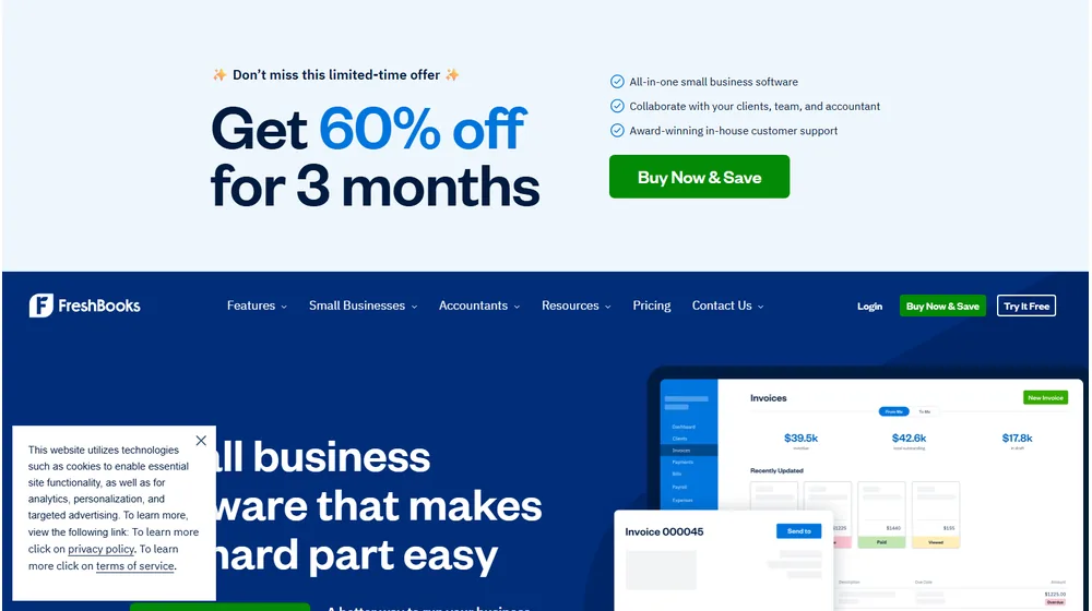 FreshBooks Review 2026: Pricing, Features, Alternatives, Pros ...