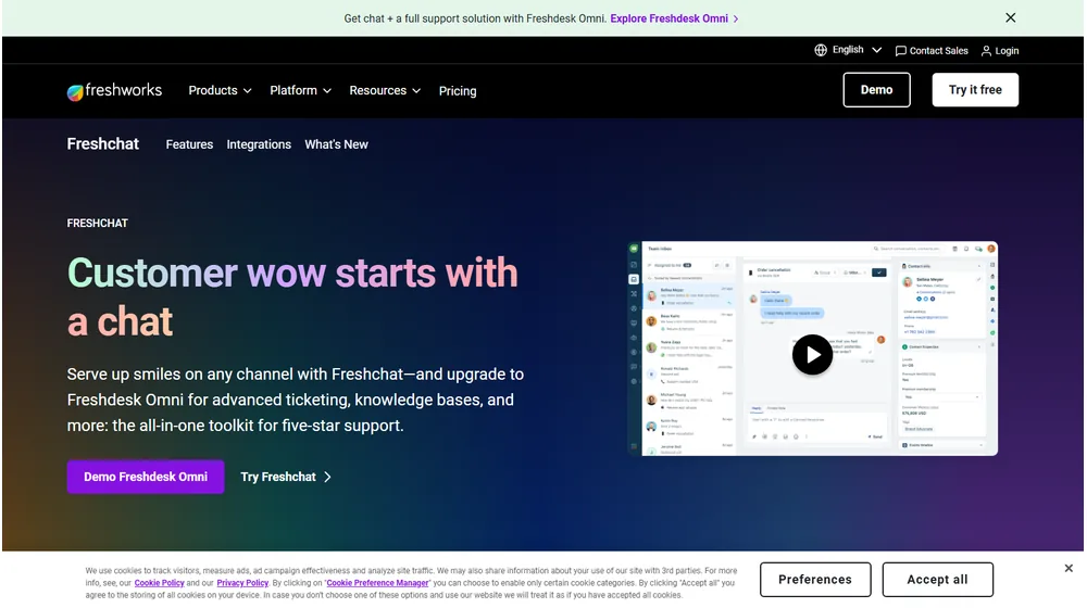 Freshchat Review 2026: Pricing, Features & Alternatives